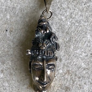 Sculpted Sterling Silver Aztec Warrior Vintage Necklace Pendant - Etsy