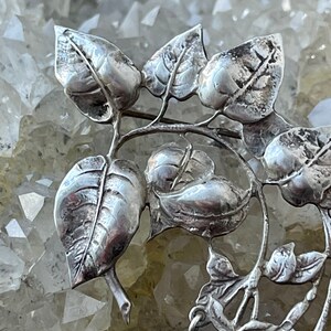 Bold Beautiful Art Nouveau Cini Italian Sterling Silver Natural ...