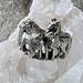 Sculpted Sterling Silver Wolf Pack Vintage Ring - Etsy