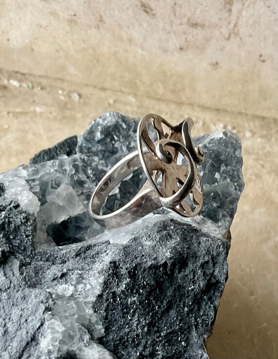 Sculpted Sterling Silver Circle Mandala Sacred Geomet… - Gem