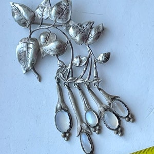 Bold Beautiful Art Nouveau Cini Italian Sterling Silver Natural ...
