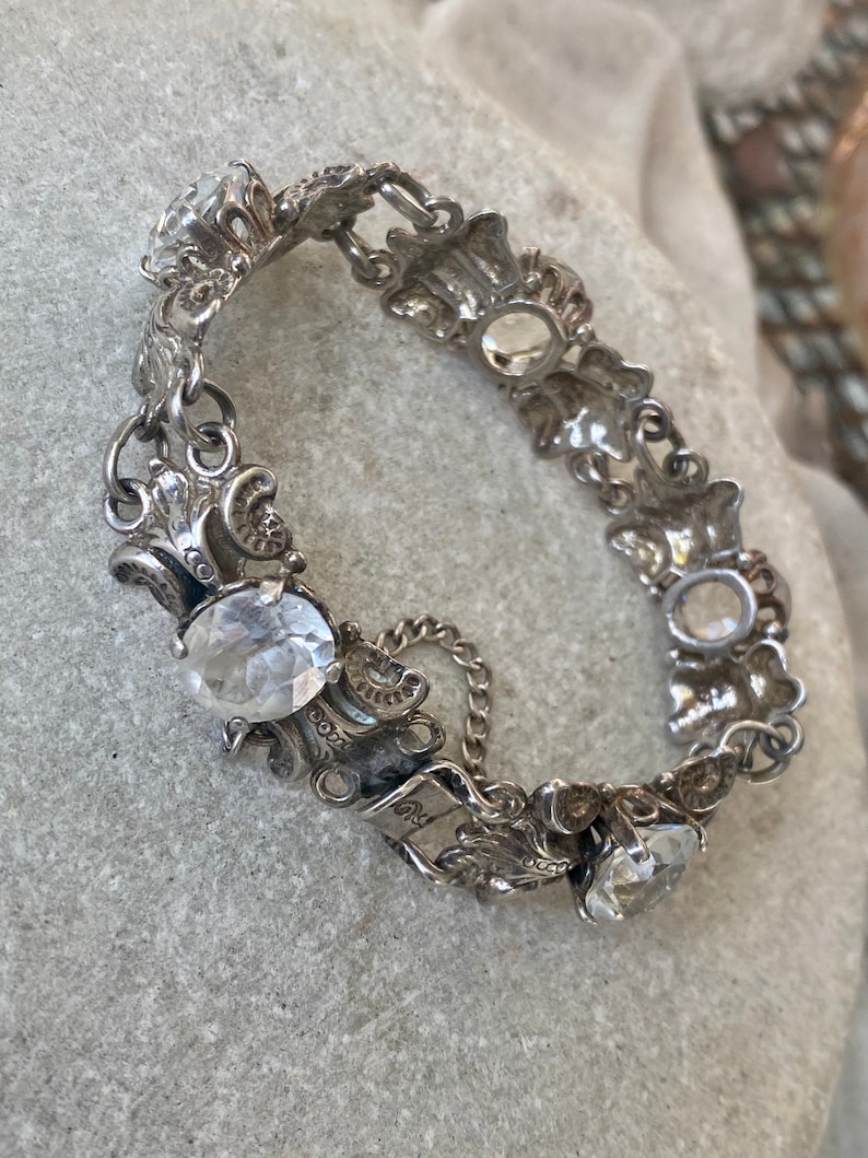 Rare Art Deco Flor Da Lee Italian Gugliemlo CINI Sterling | Etsy