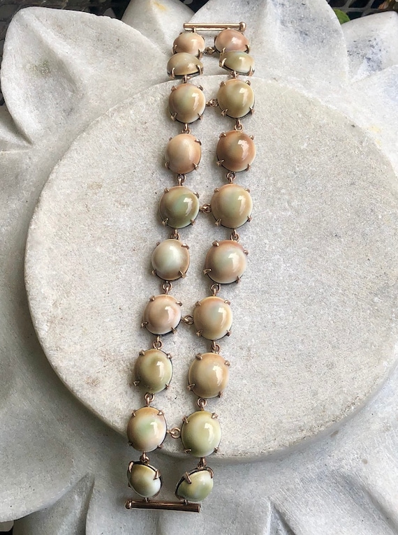 Beautiful Rare Victorian Double Operculum Rose Gold … - Gem