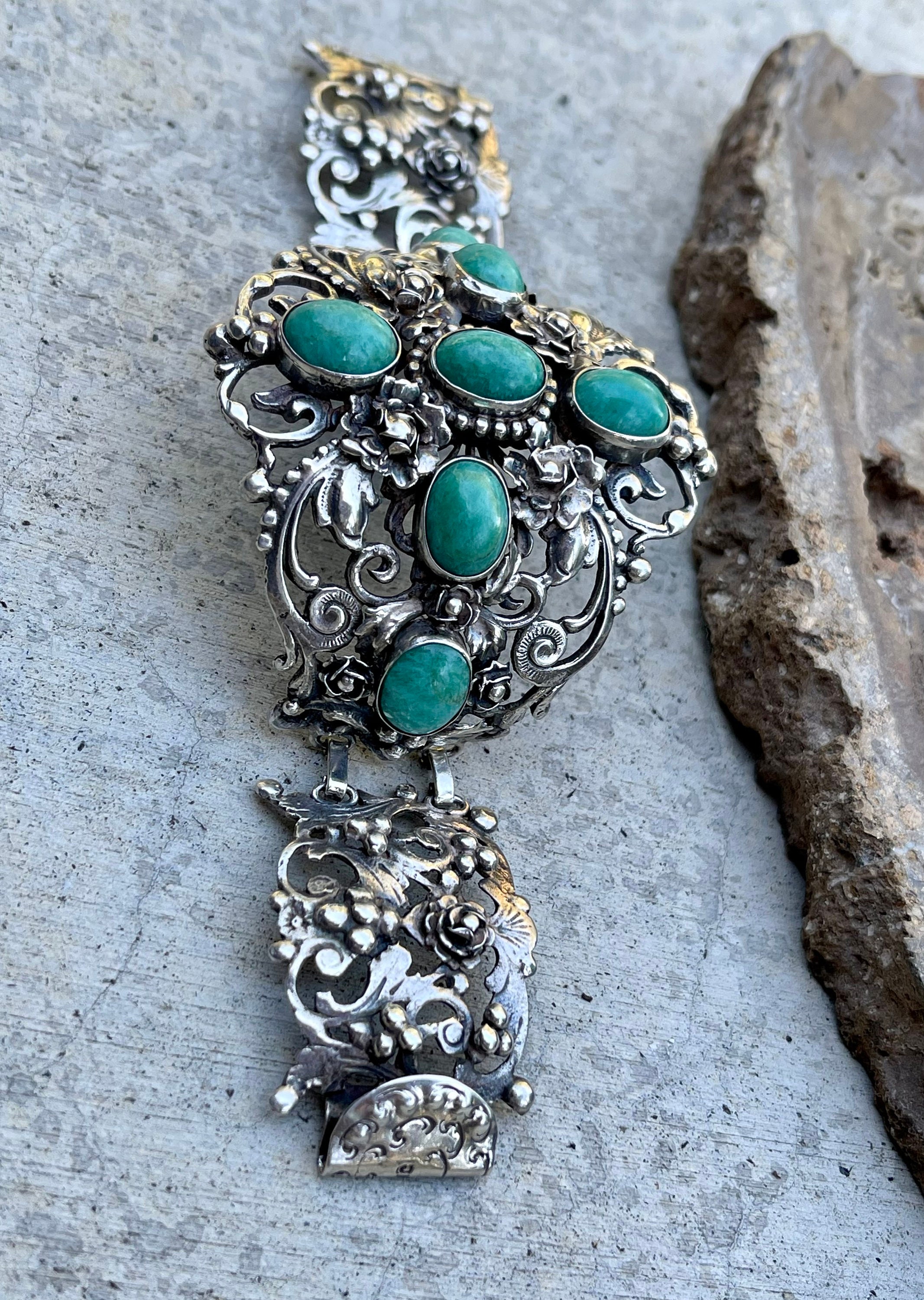 Beautiful Italian Sterling Silver KYANITE Victorian Vintage | Etsy