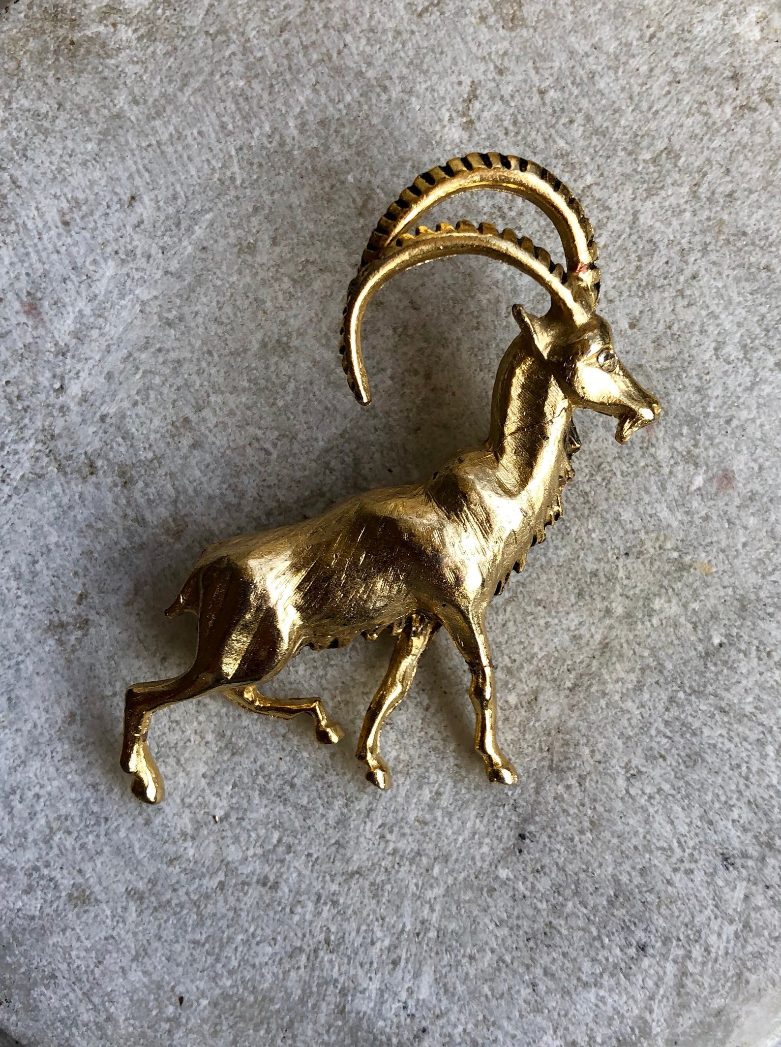 1940s Art Deco Ram Billy Goat Vintage Brooch | Etsy