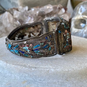 Stunning Victorian Old Chinese Silver Filigree Enamel Yack Carved ...
