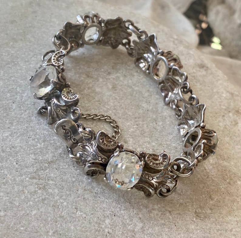 Rare Art Deco Flor Da Lee Italian Gugliemlo CINI Sterling | Etsy