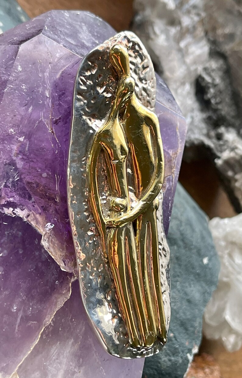 Modernist Sculpture Ruth Bloch Lovers Embrace Sculpted - Etsy