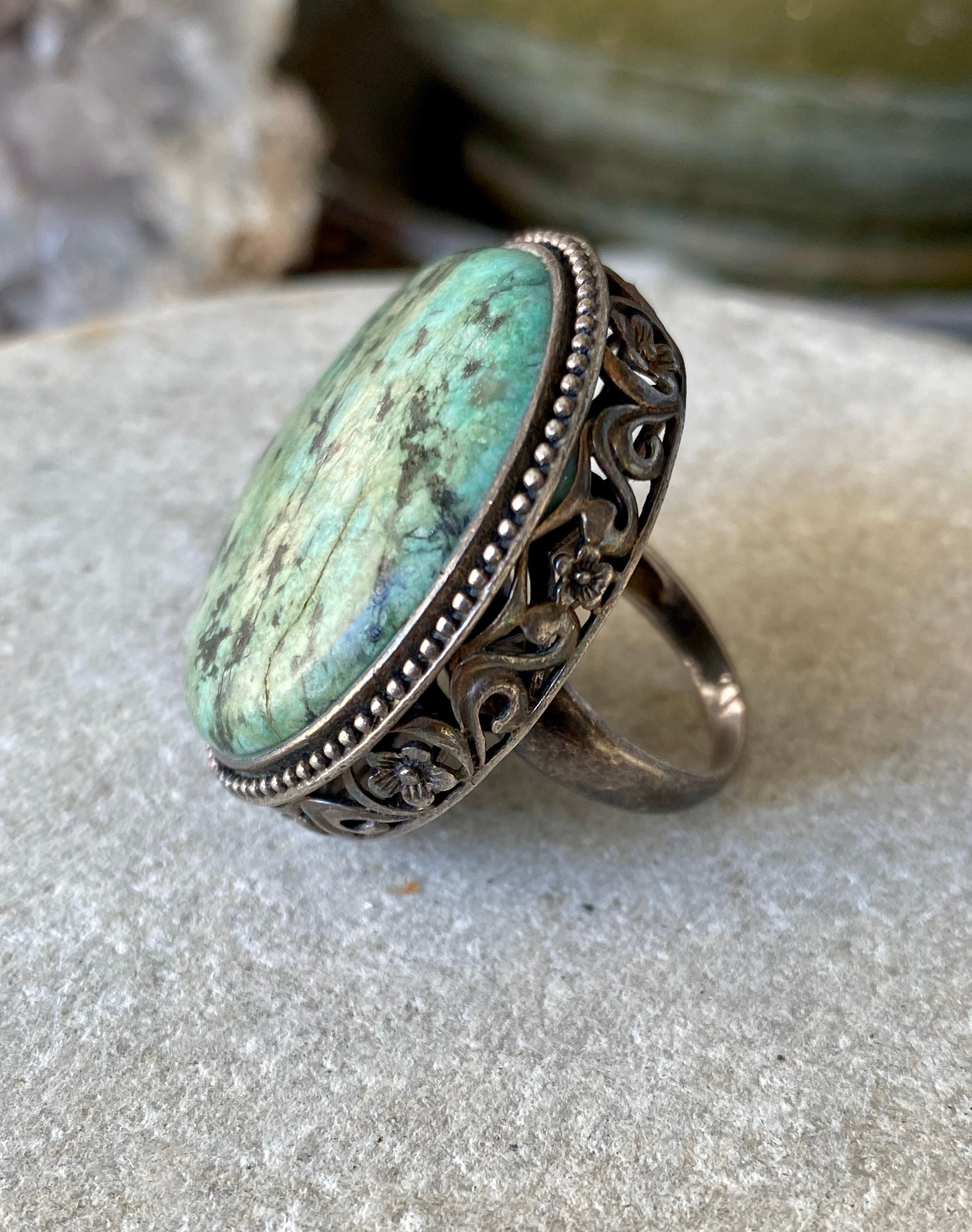 Bold Beautiful Ornate Sterling Silver Sacred Geometry Scroll | Etsy