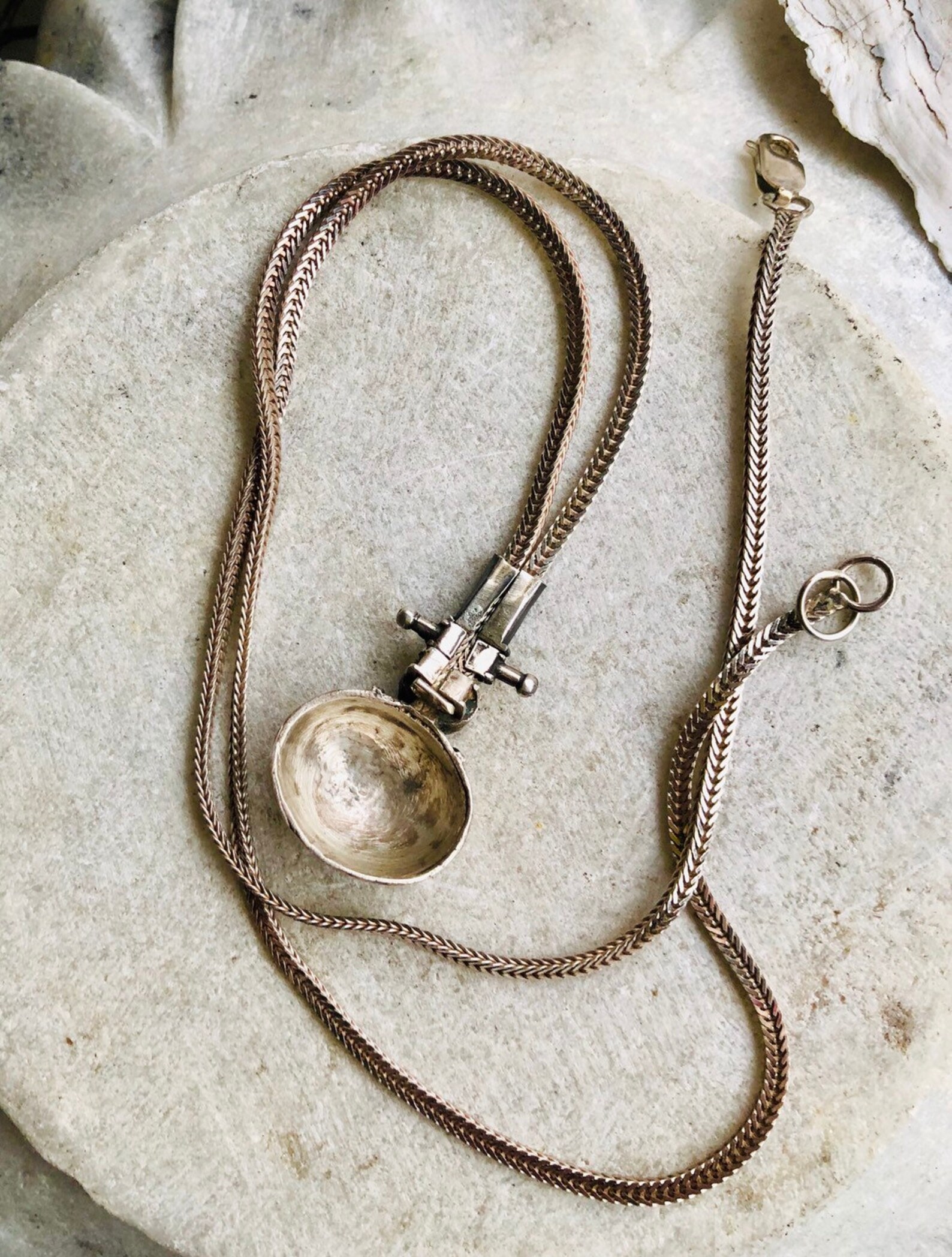 Beautiful Modernist Sterling Silver Gold Purple Amethyst | Etsy