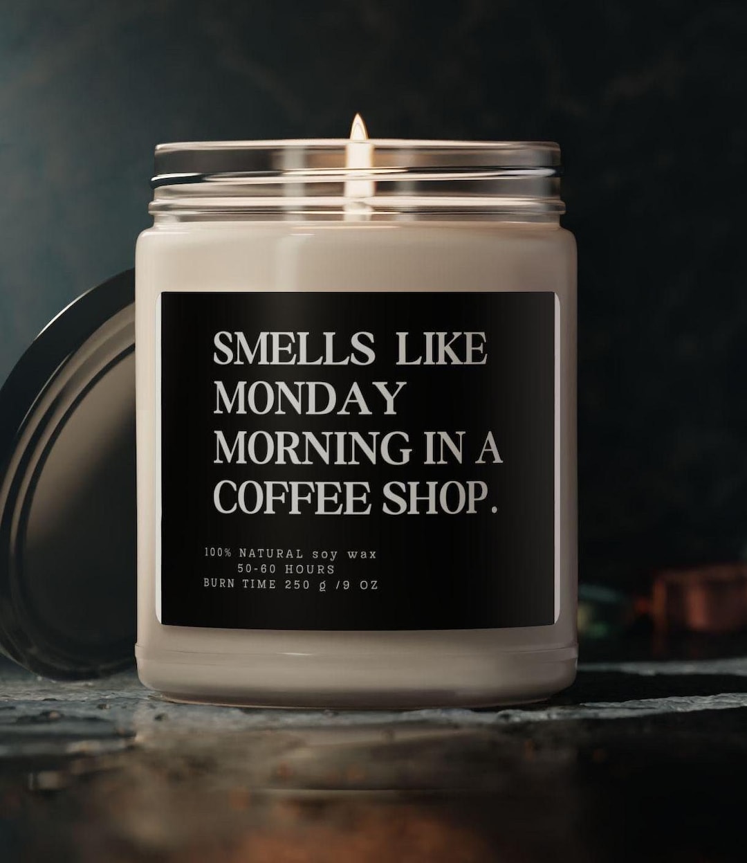 Funny Coffee Shop Candle - Hilarious Gift for Coffee Lovers, Unique ...
