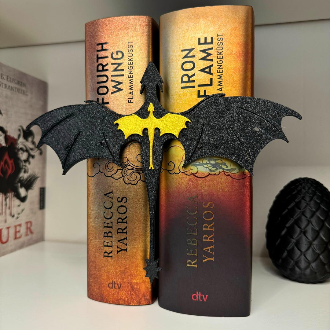 Fourth Wing Inspired Double Dragon BOOK INSERT – Book Accessory ...