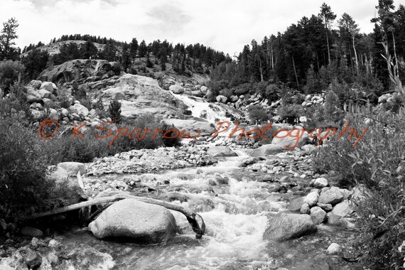 Alluvial Falls Rocky Mountains Colorado | Etsy