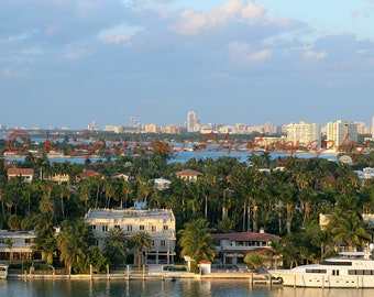 Miami Bay, Miami, Florida, Photograph, Beach, Ocean - Etsy