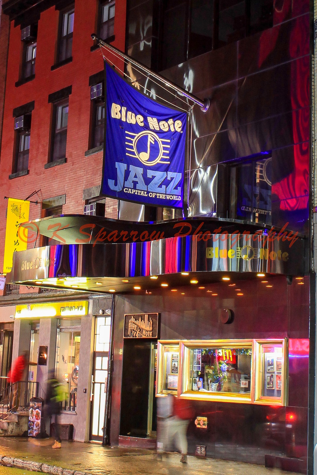 Blue Note Jazz Club - Photographic Image of an Iconic New York City ...