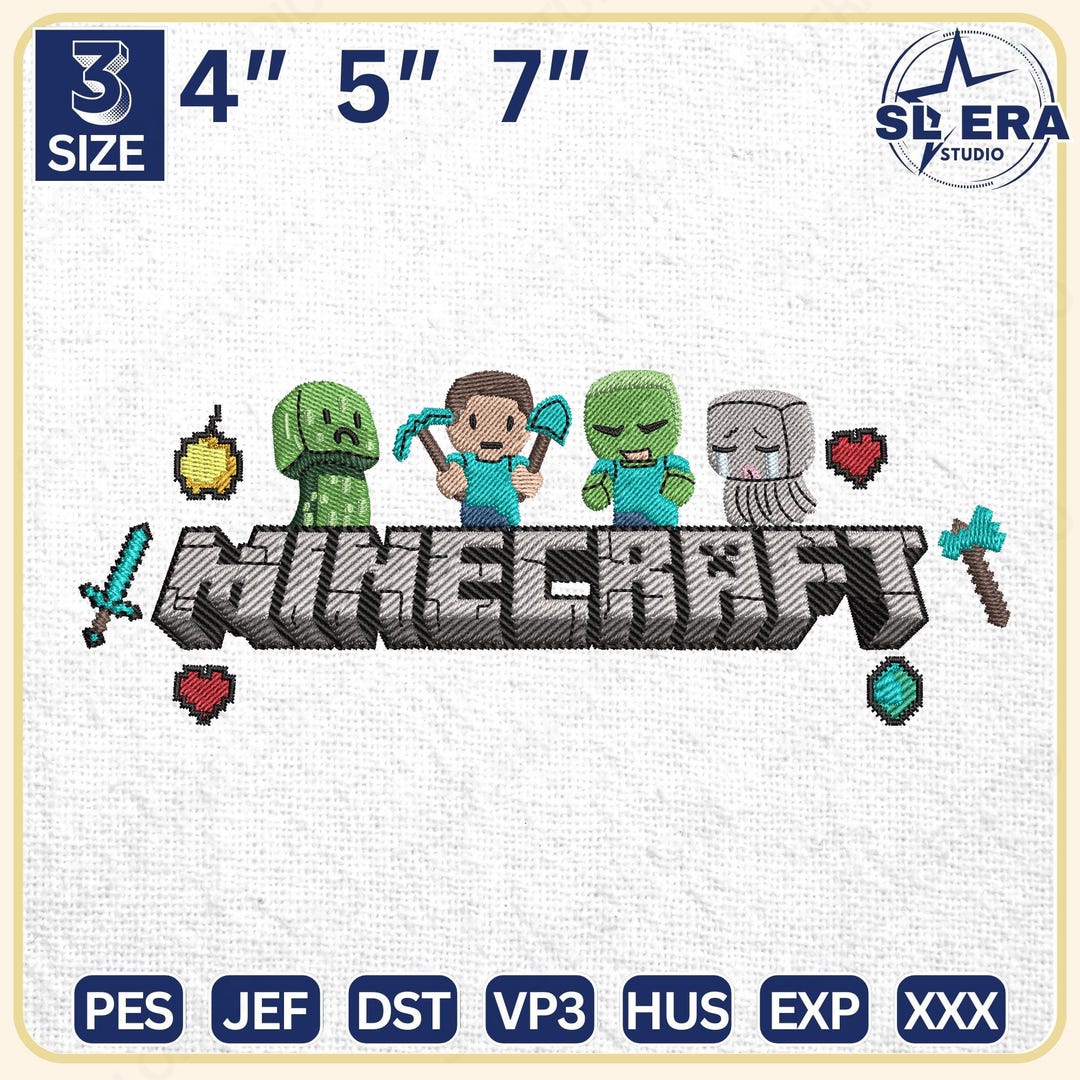 Gamer Graphics Embroidery Design, Pixel Gamer Embroidery Design, Funny ...