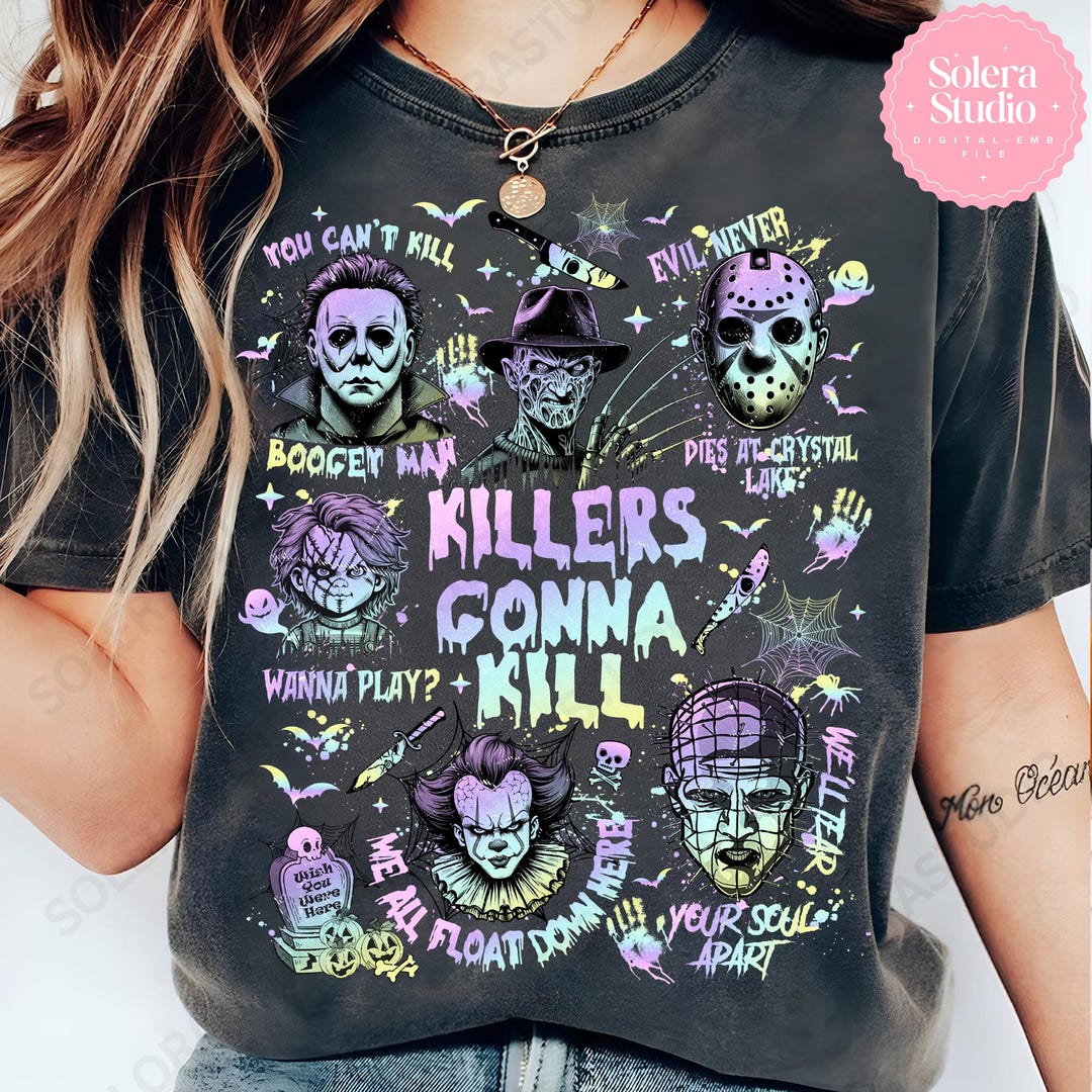 Killer Halloween Horror Png, Coquette Horror Png, Halloween Floral Png ...