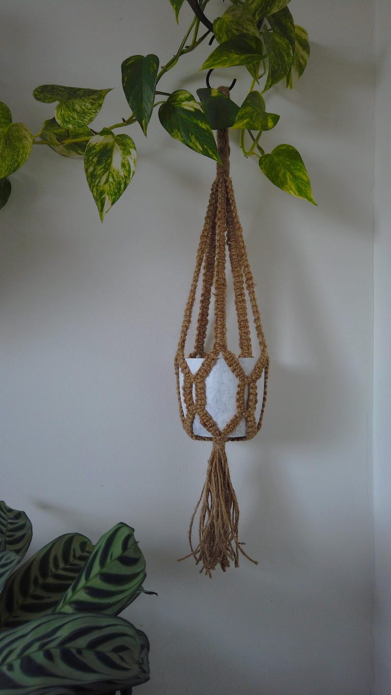 PDF Plant Hanger Macramé Pattern - DIY Digital Download - Step by Step ...