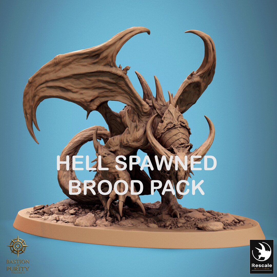 3D Printed - Hell Spawn Miniatures - Bastion of Purity - Rescale ...