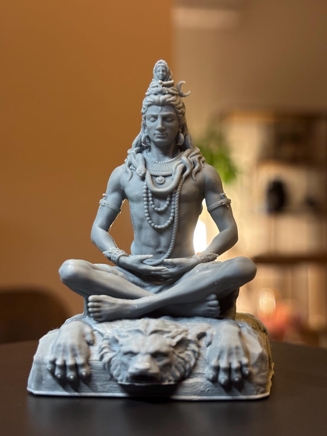 3D Printed Lord Shiva Statue 12K Printer With 8K Resin Shiv Ji Hindu ...