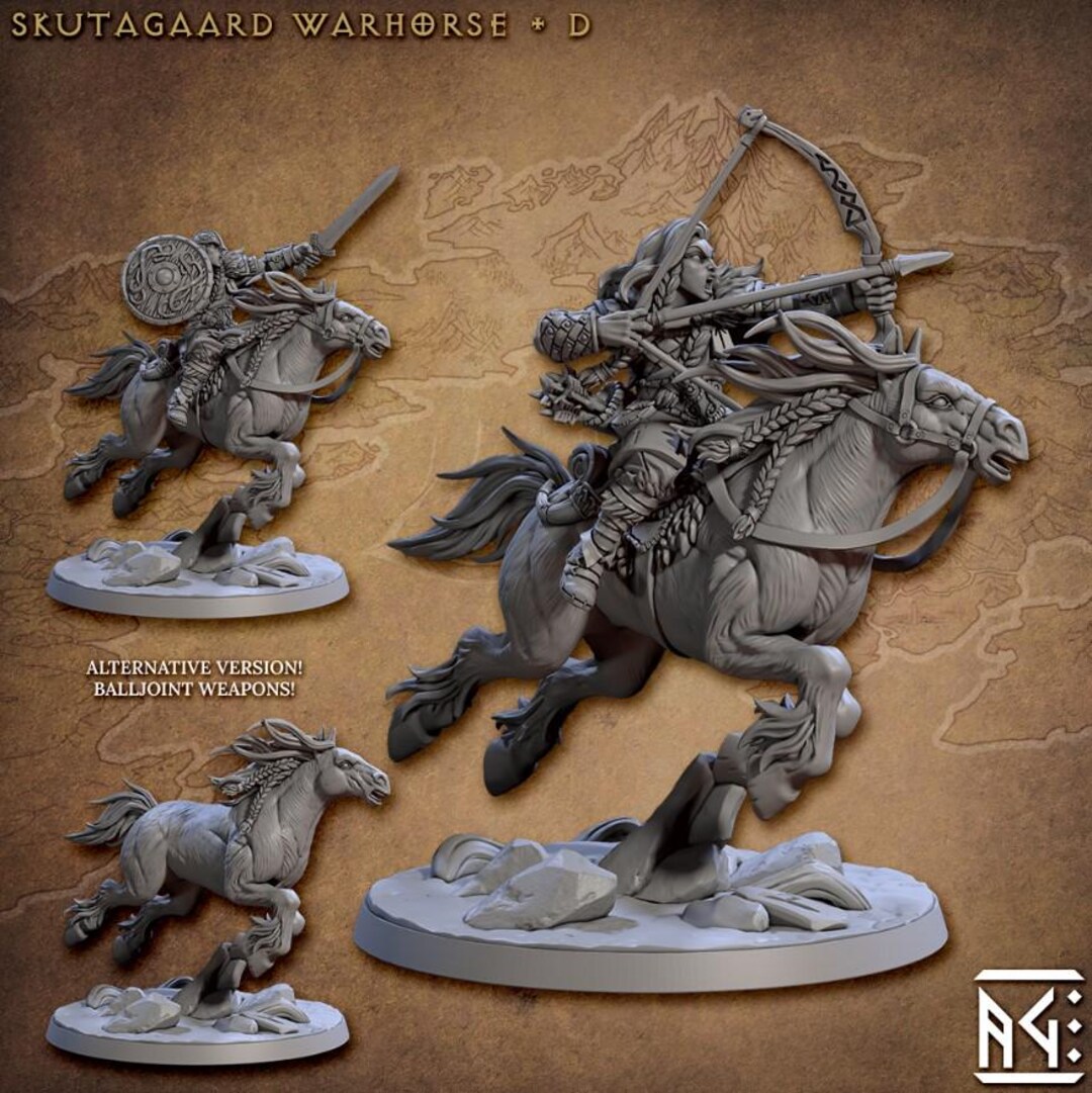 Northmen Huskarls Horse Rider D Skutagaard Northmen Saga Artisan Guild ...