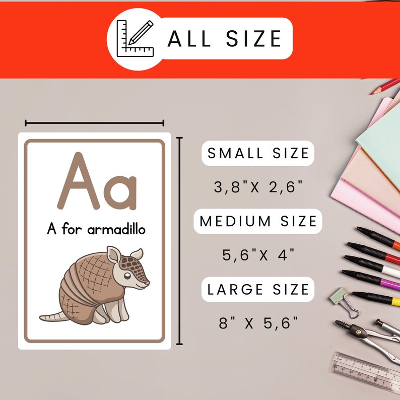 Tarjetas didácticas del alfabeto con animales, tarjetas didácticas ...