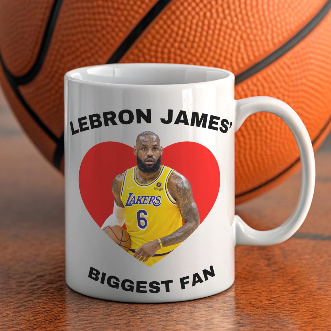 Lebron James Fan Mug Ceramic Coffee Tea Cup Design Basketball Lover ...