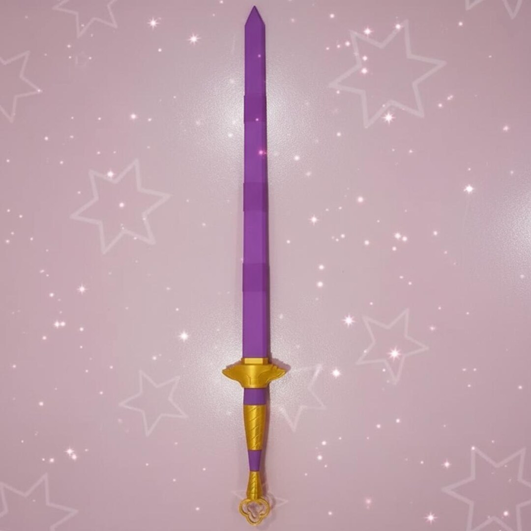 Rumi Mira Cosplay Sword – K-pop Long Purple Sword Prop, Halloween ...