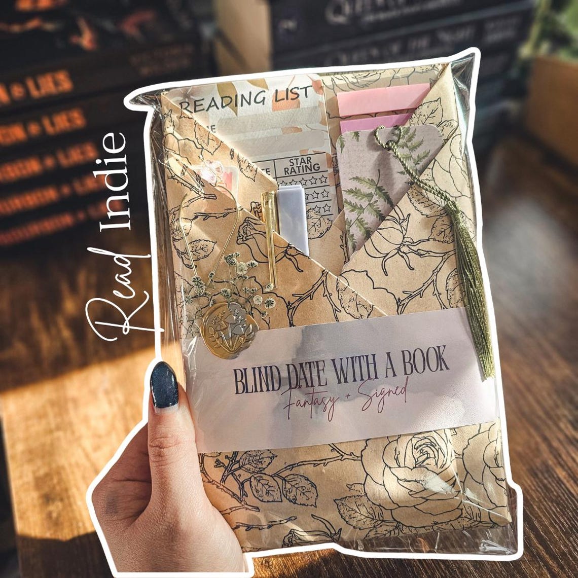 Signed Fantasy Blind Date Book With Exclusive Charater Art, Bookmarks ...