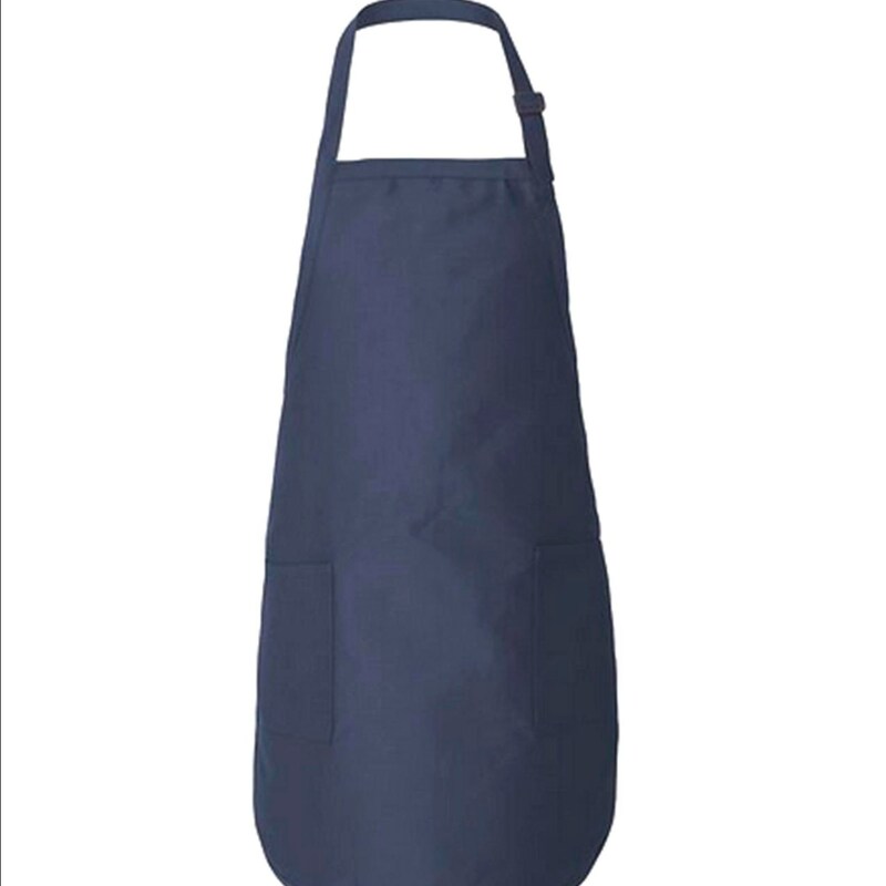 Navy Blue Apron - Etsy