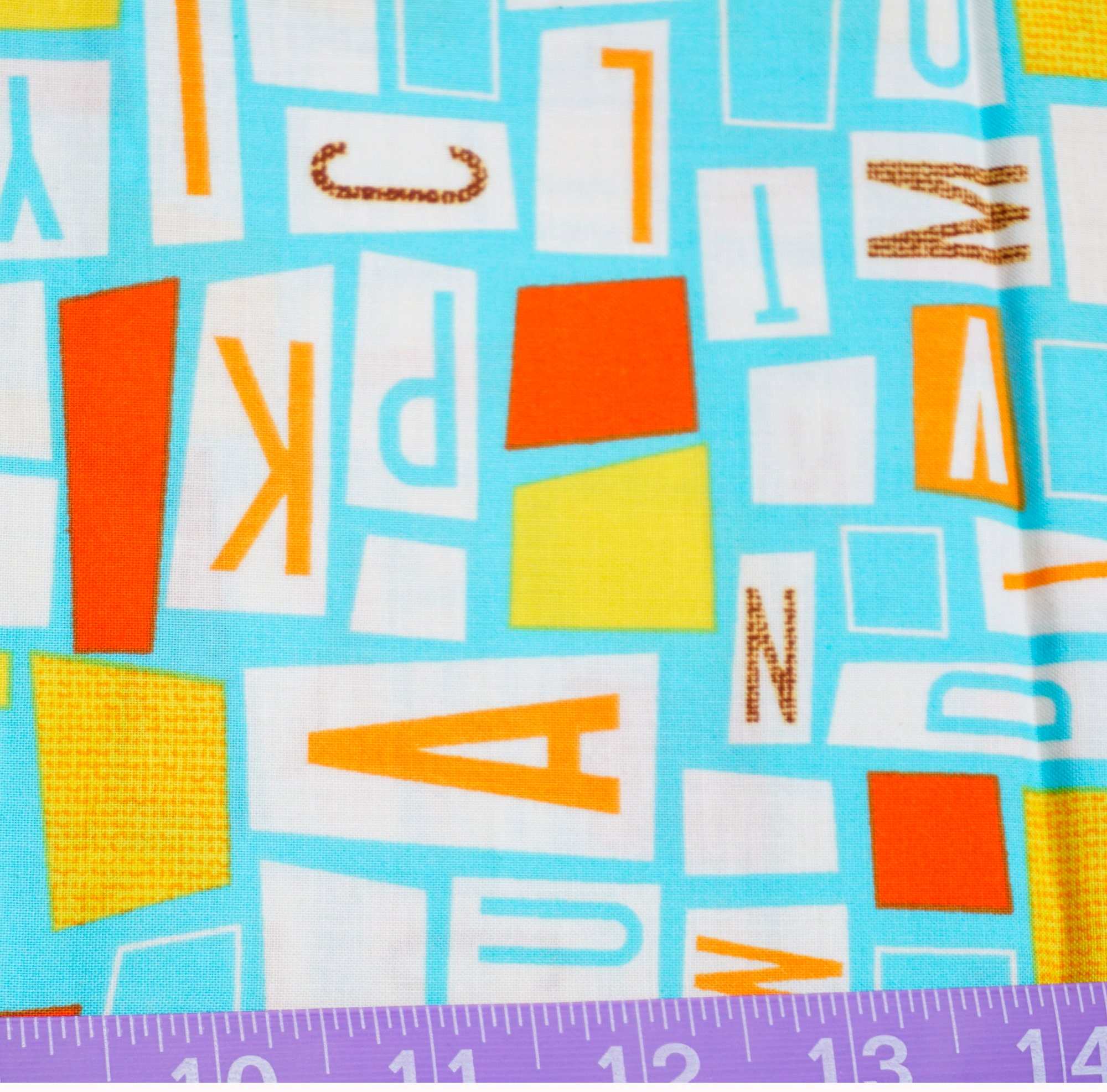 Fabric Dyeing & Batik school fabric ABC quilting fabric Alphabet fabric ...