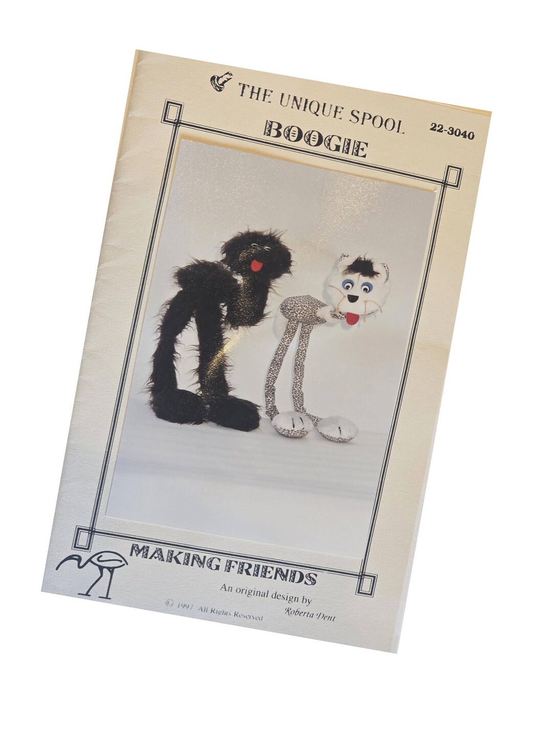 Vintage Marionette Puppet Pattern Boogie by the Unique Spool - Etsy