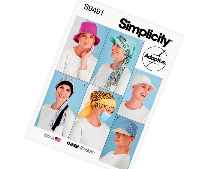 Turban/hat Chemotherapy Head Covering Sewing Pattern in 6 Styles ...