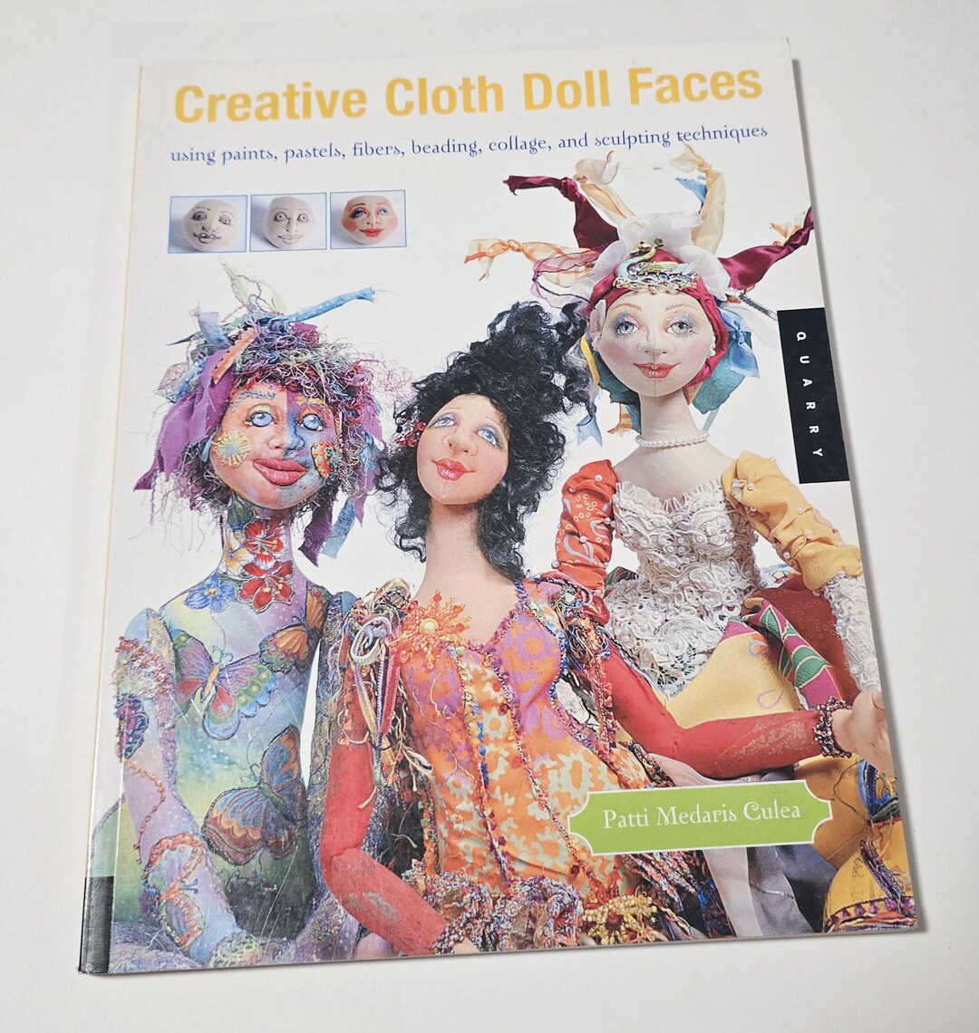 Art Doll Making Book, Creative Cloth Doll Faces - Etsy