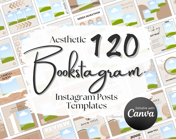 Book Instagram Bookstagram Canva Template Bookish Instagram Book Trope ...