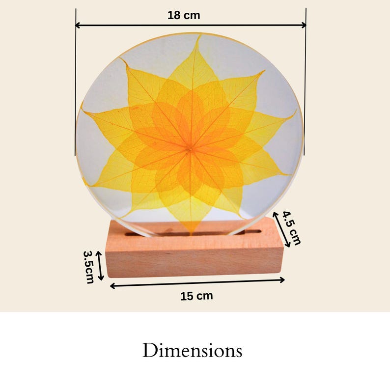 Bodhi Leaf Flower Lamp, Spiritual Mandala Decor, Relaxation Zen Night ...