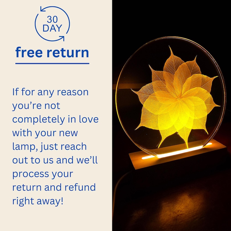 Bodhi Leaf Flower Lamp, Spiritual Mandala Decor, Relaxation Zen Night ...