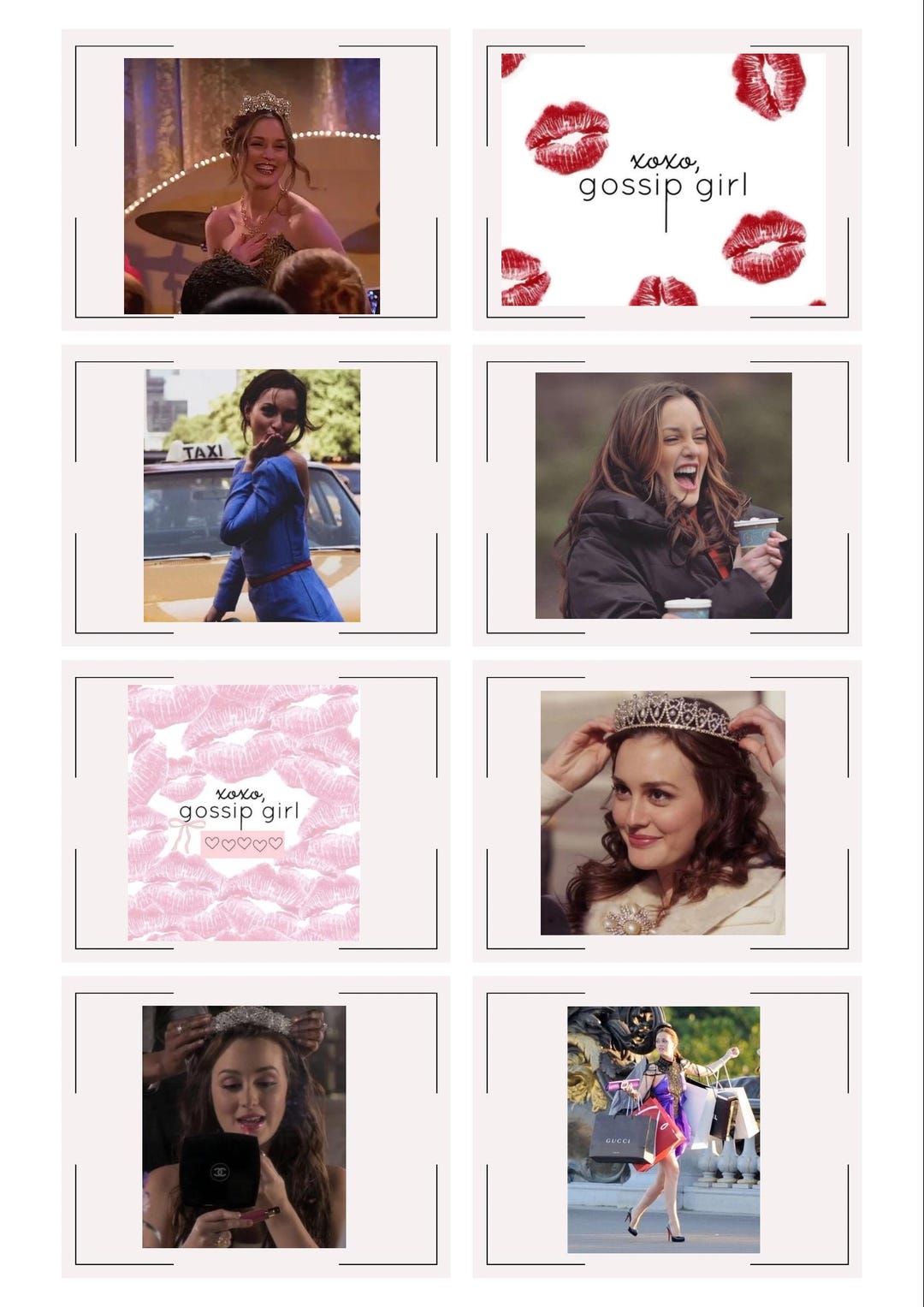 Sticker: Gossip Girl Stickers - Sticker Pack - Vinyl Sticker - Etsy
