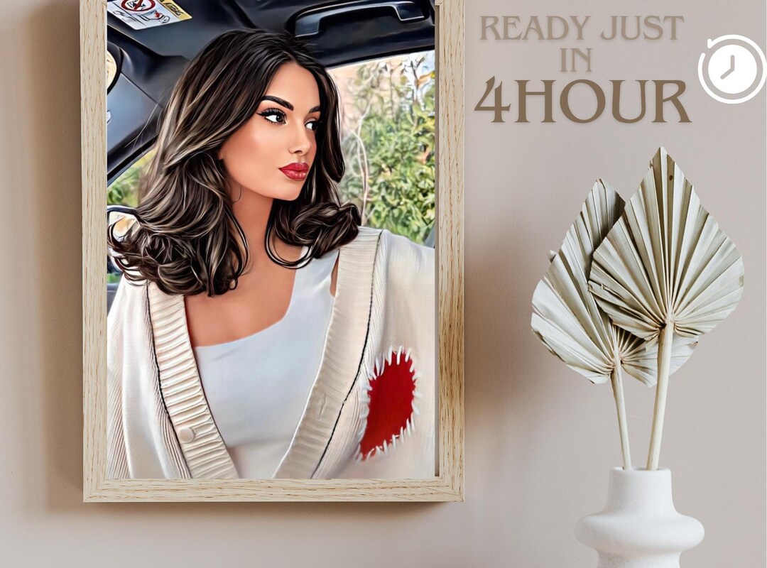 Pixar Custom Portrait, Print Your Photo, Christmas Gift, Custom Cartoon ...