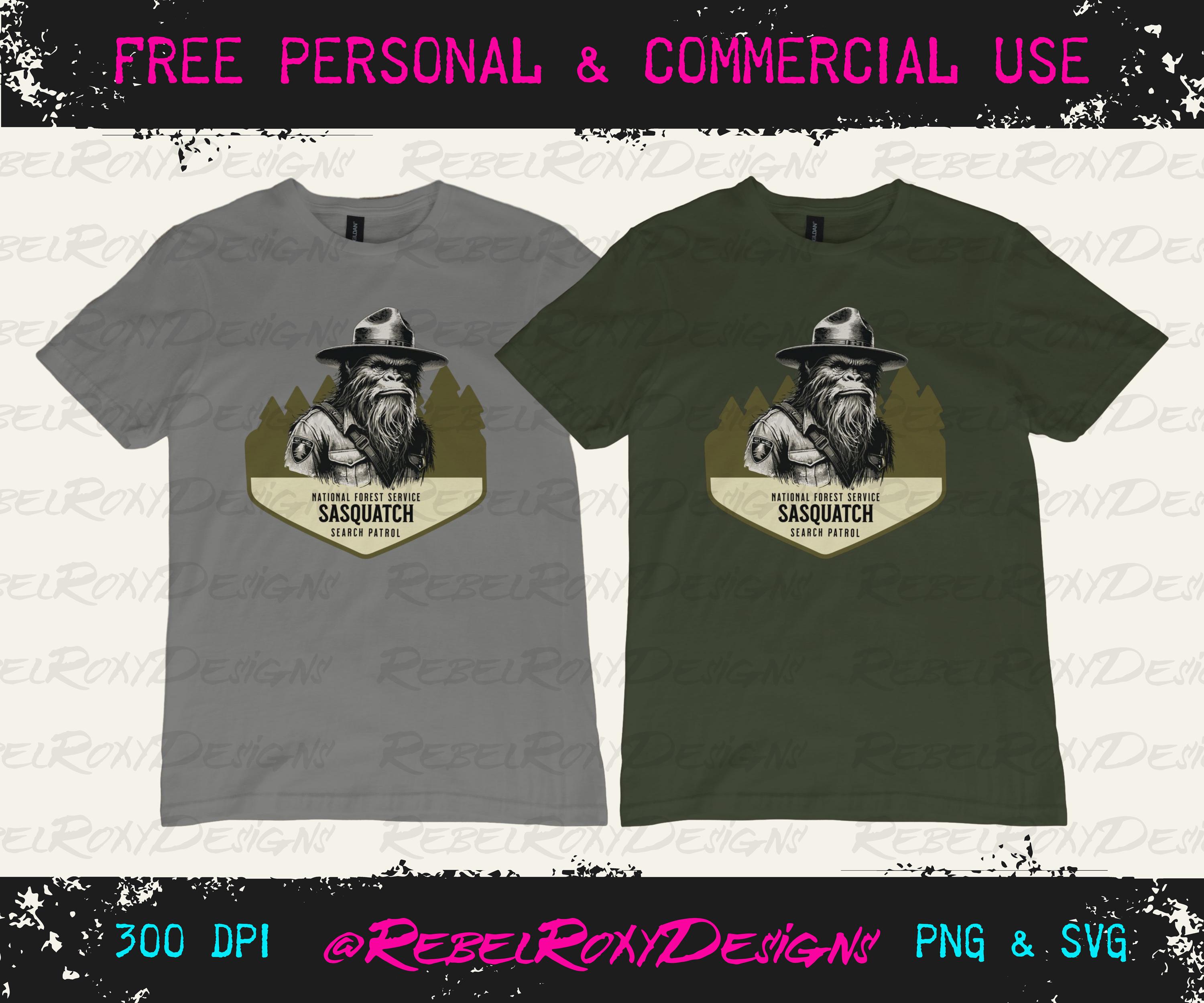 National Forest Service Sasquatch Search Patrol - Bigfoot Park Ranger ...