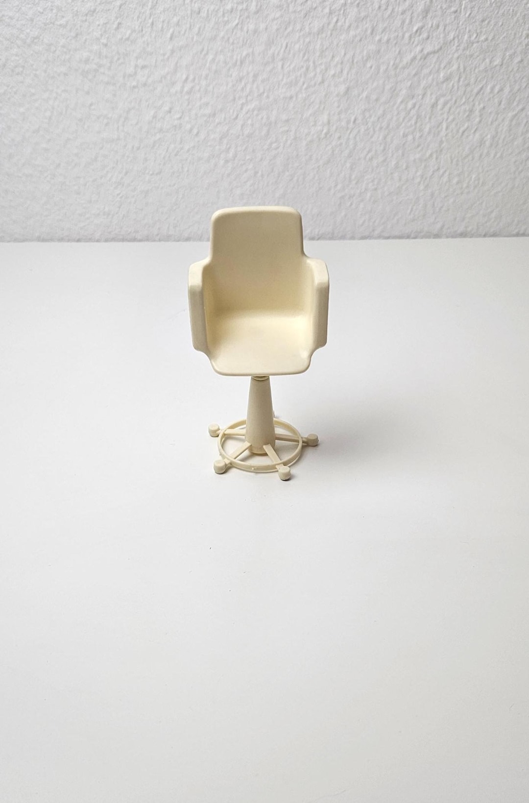 Vintage Barbie White Swivel Chair • Computer / Hairdresser Chair ...