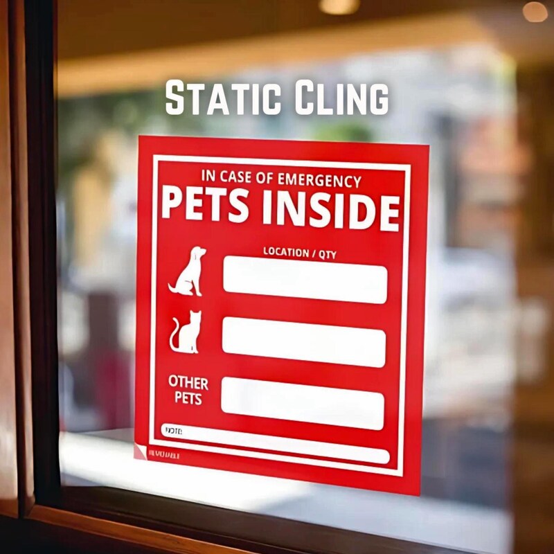 Pet Inside Sticker - Etsy