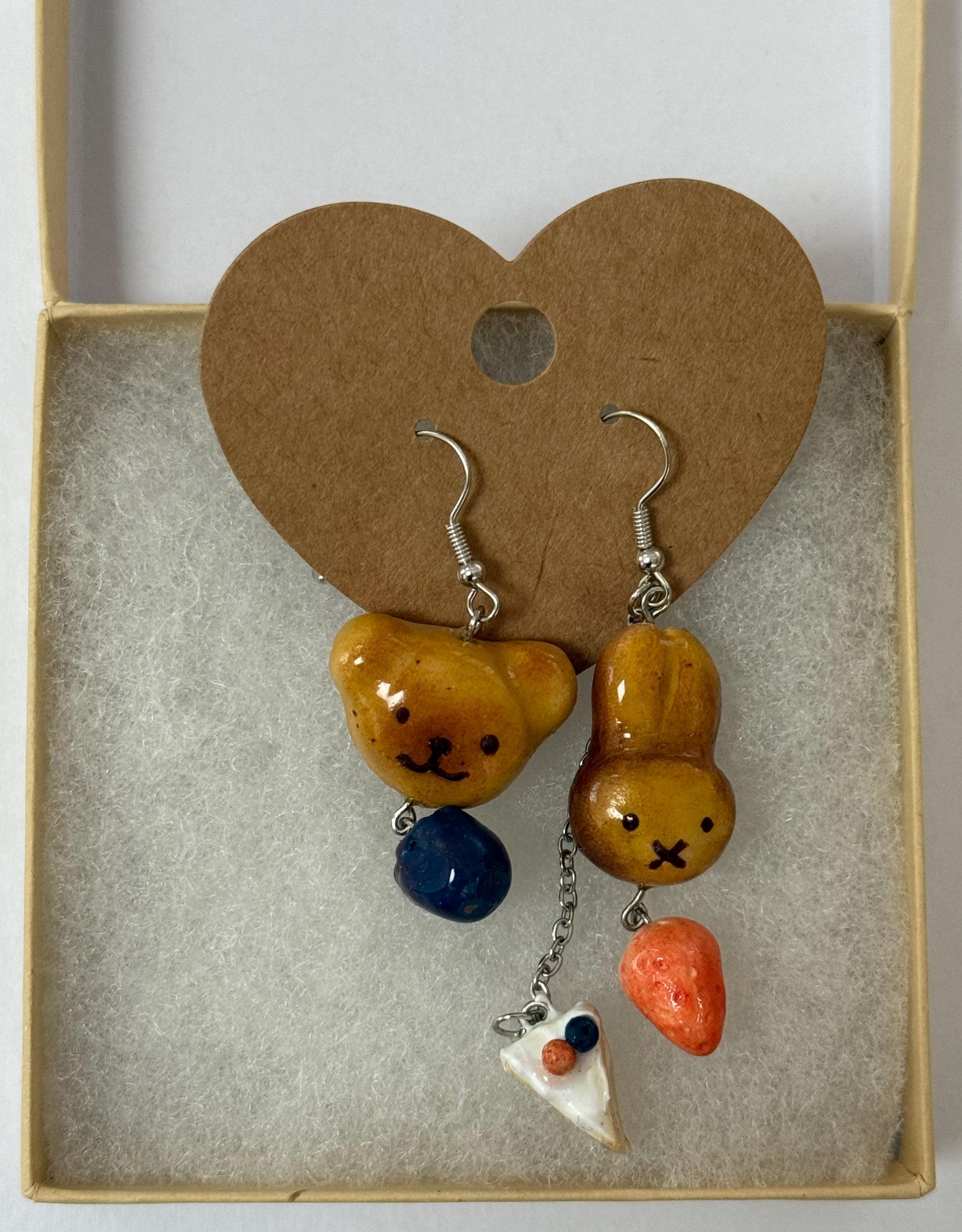Mismatching Miffy Boris Mixed Berry Dangly Earrings - Etsy