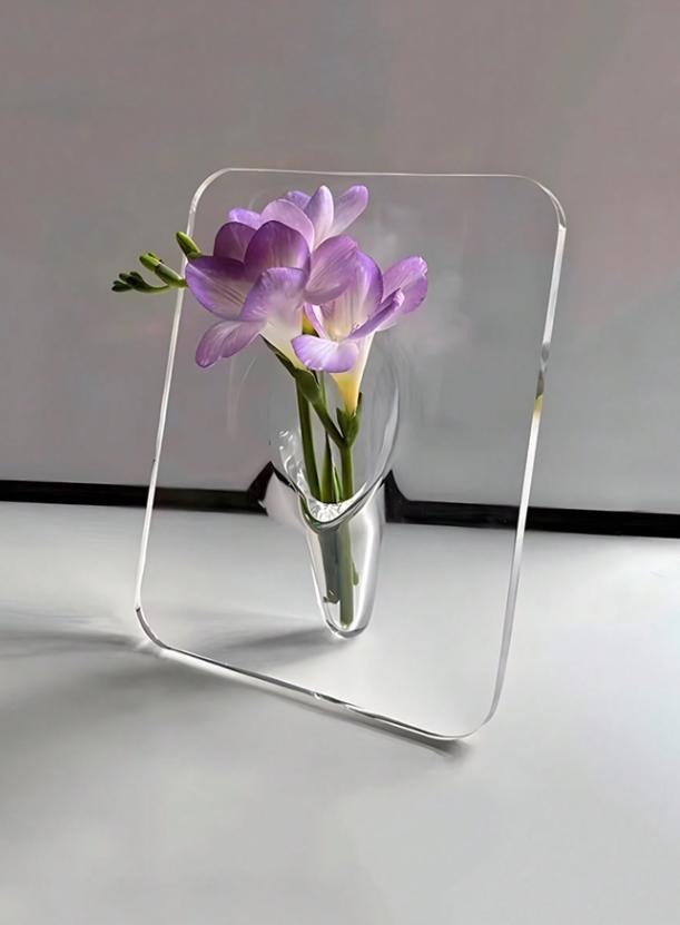 Transparent Acrylic Flower Vase, Art Decor Vase, Scandinavian/ins Style ...