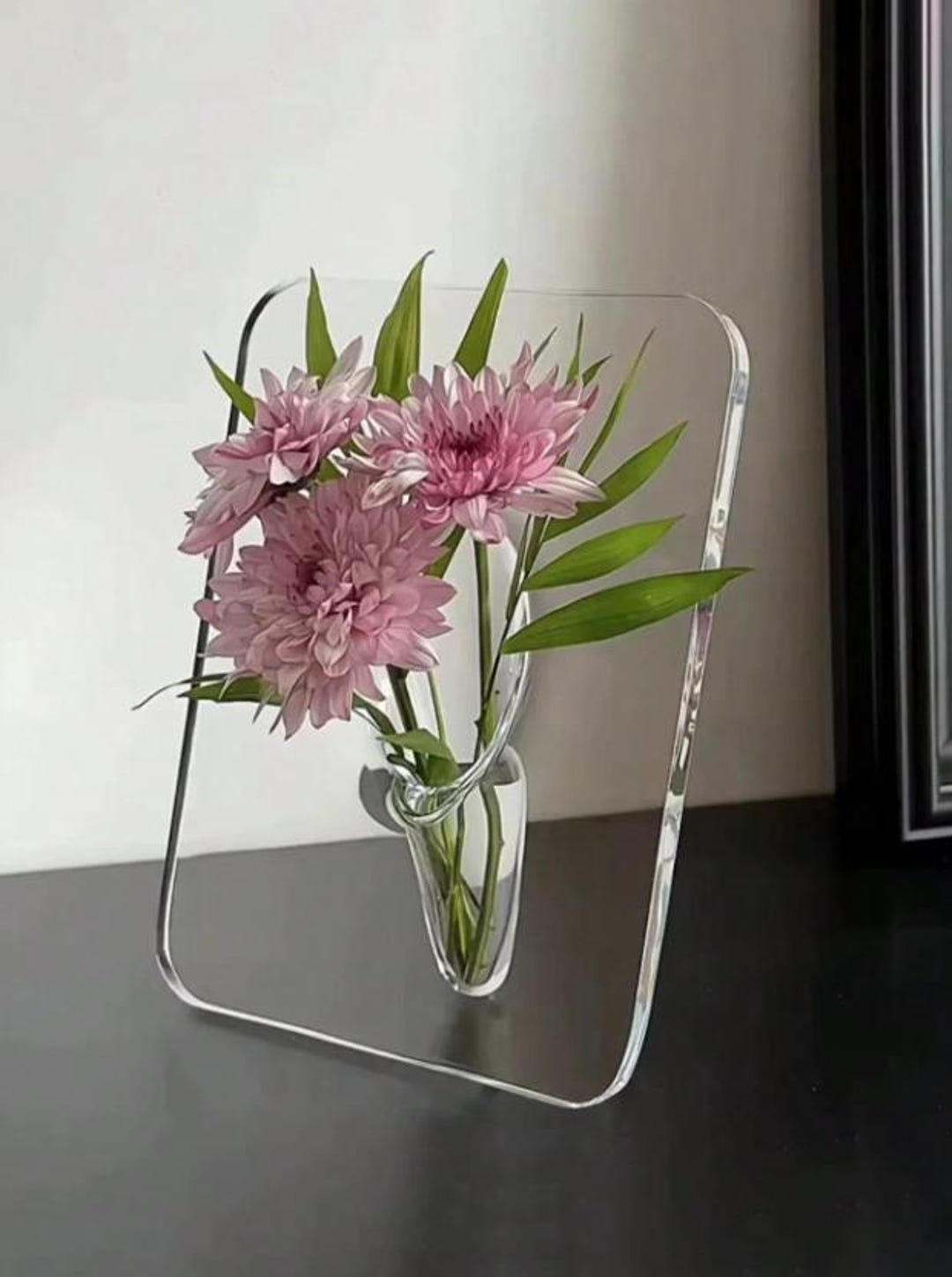 Transparent Acrylic Flower Vase, Art Decor Vase, Scandinavian/ins Style ...