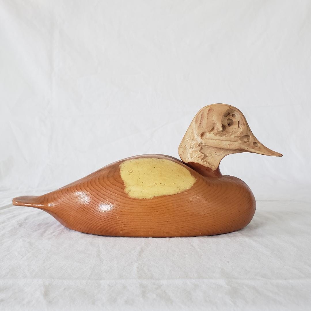 Hand-carved Wooden Anatomical Duck Sculpture - Etsy