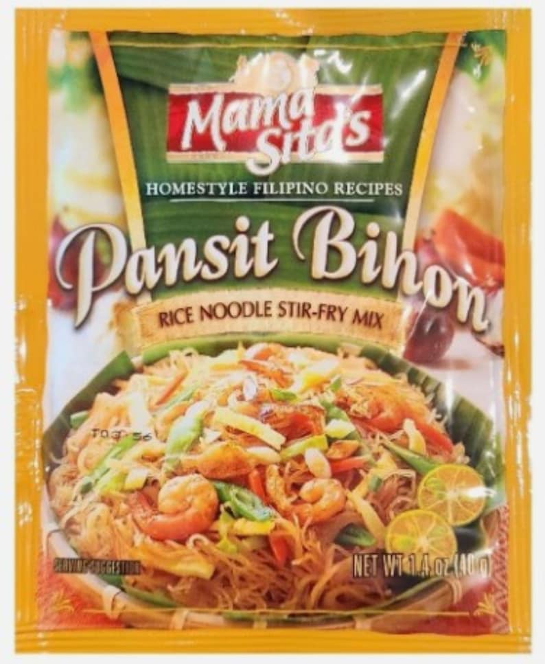 Mama Sitas Pancit Bihon Rice Noodle Stir Fry Mix 40 Grams - Etsy