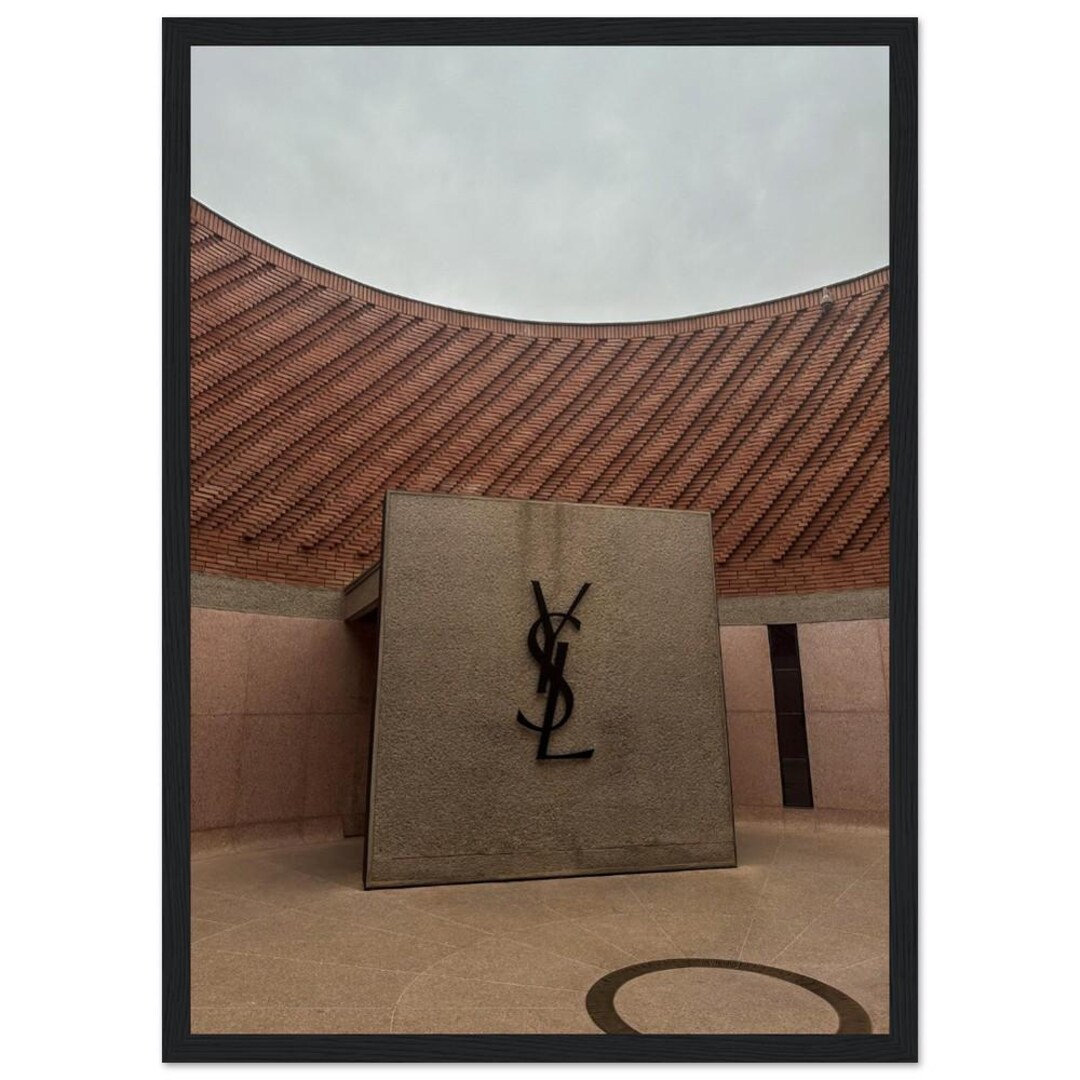 Marrakech Wall Art YSL Wall Art Frames Classic Matte Paper Wooden ...