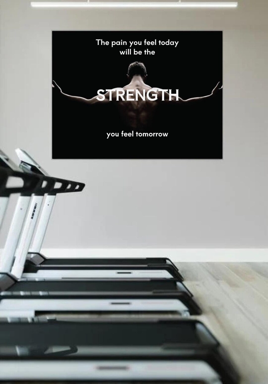 Fitness Wall Art, Rolled Posters, Gym Quote for Motivation ...