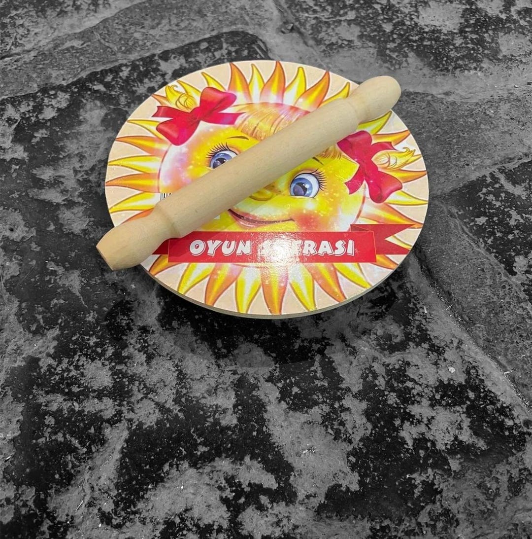 Natural Handmade Wooden Dough Rolling Board for Girls - Etsy